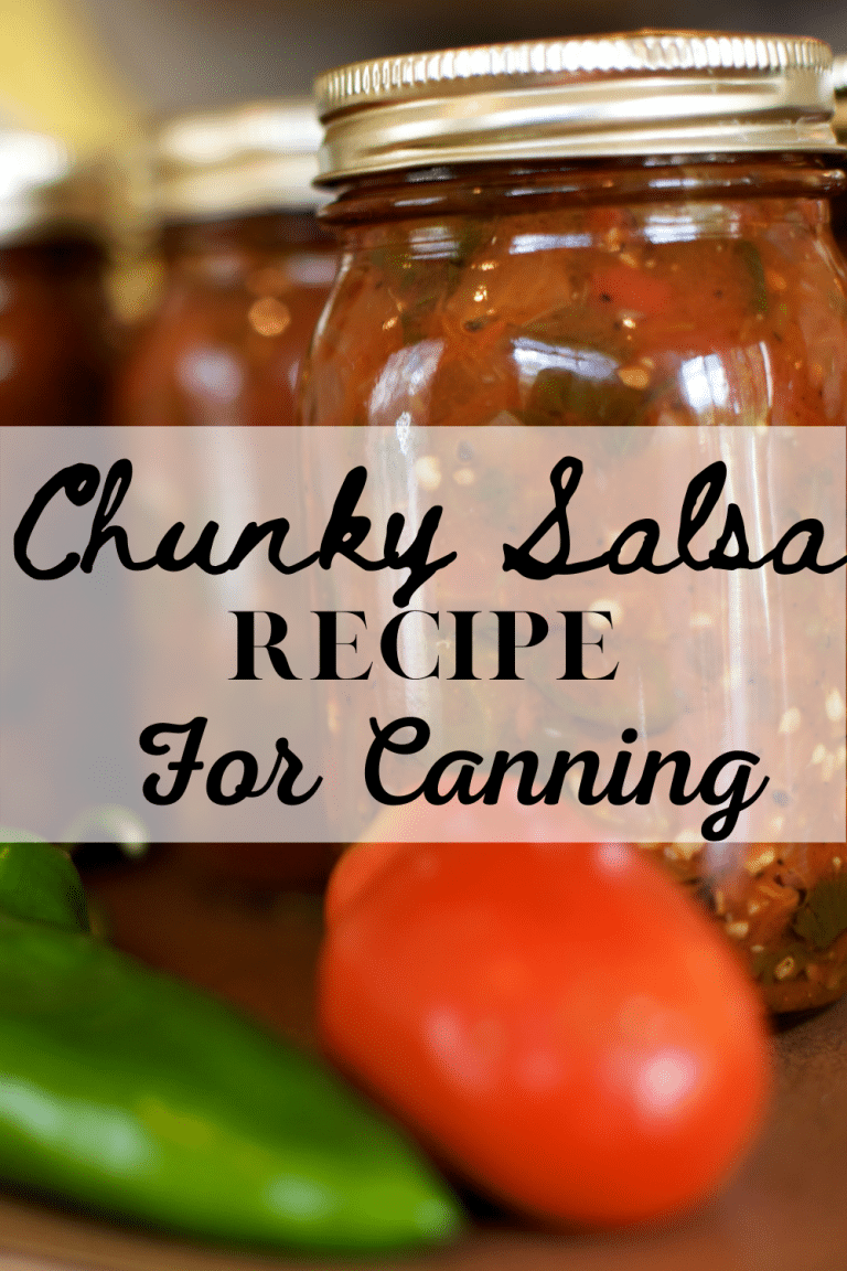 The Best Chunky Salsa Recipe for Canning with Water Bath