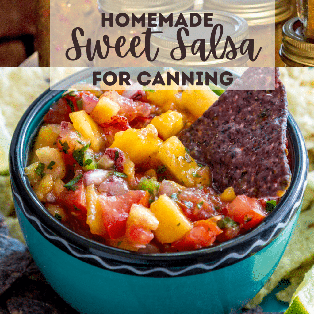 Easy Homemade Sweet Salsa Canning Recipe - The Best