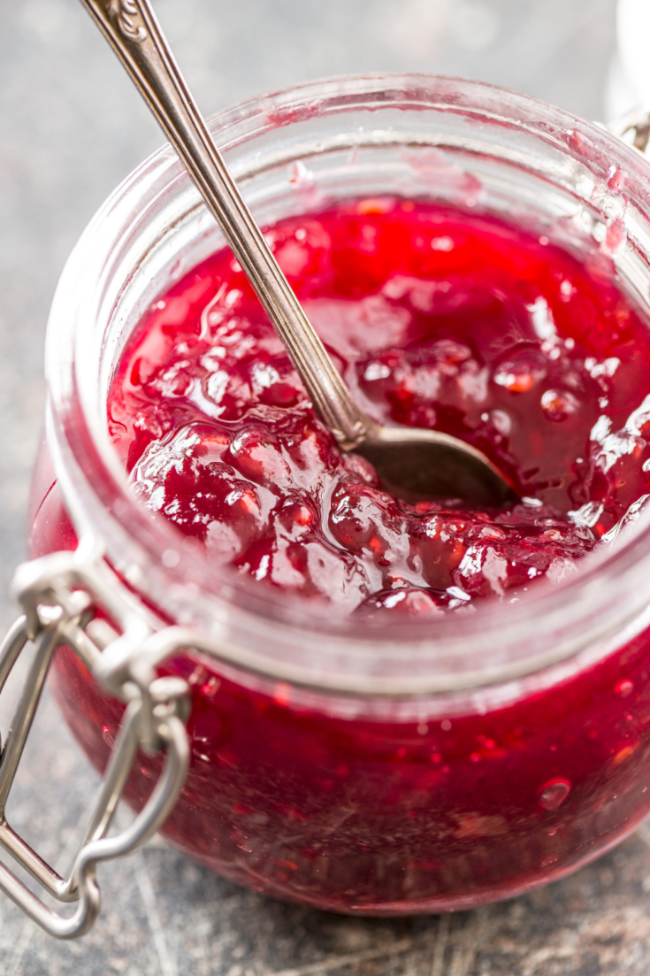 Sugar Free Raspberry Freezer Jam - No Pectin