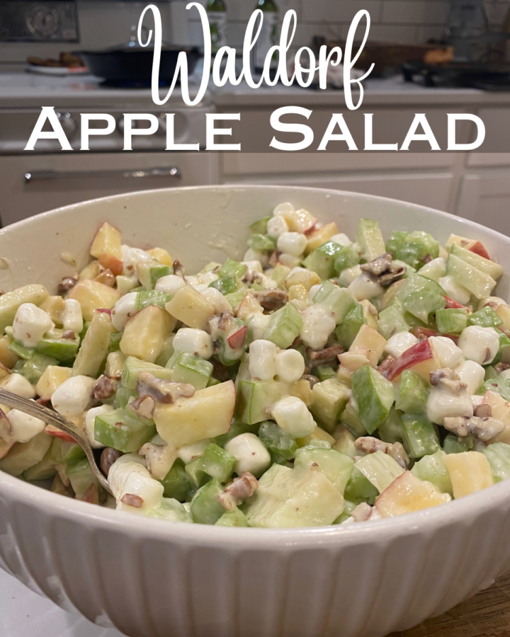 Simple Apple Waldorf Salad - You Have To Try This!