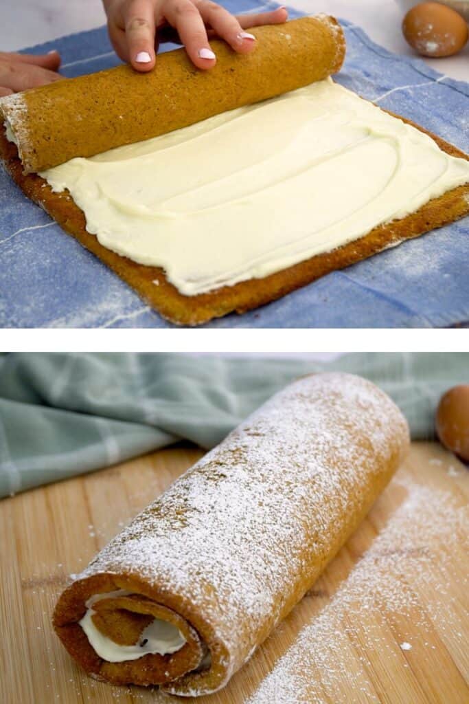 Libby's Pumpkin Roll Recipe & the Best Cream Cheese Filling