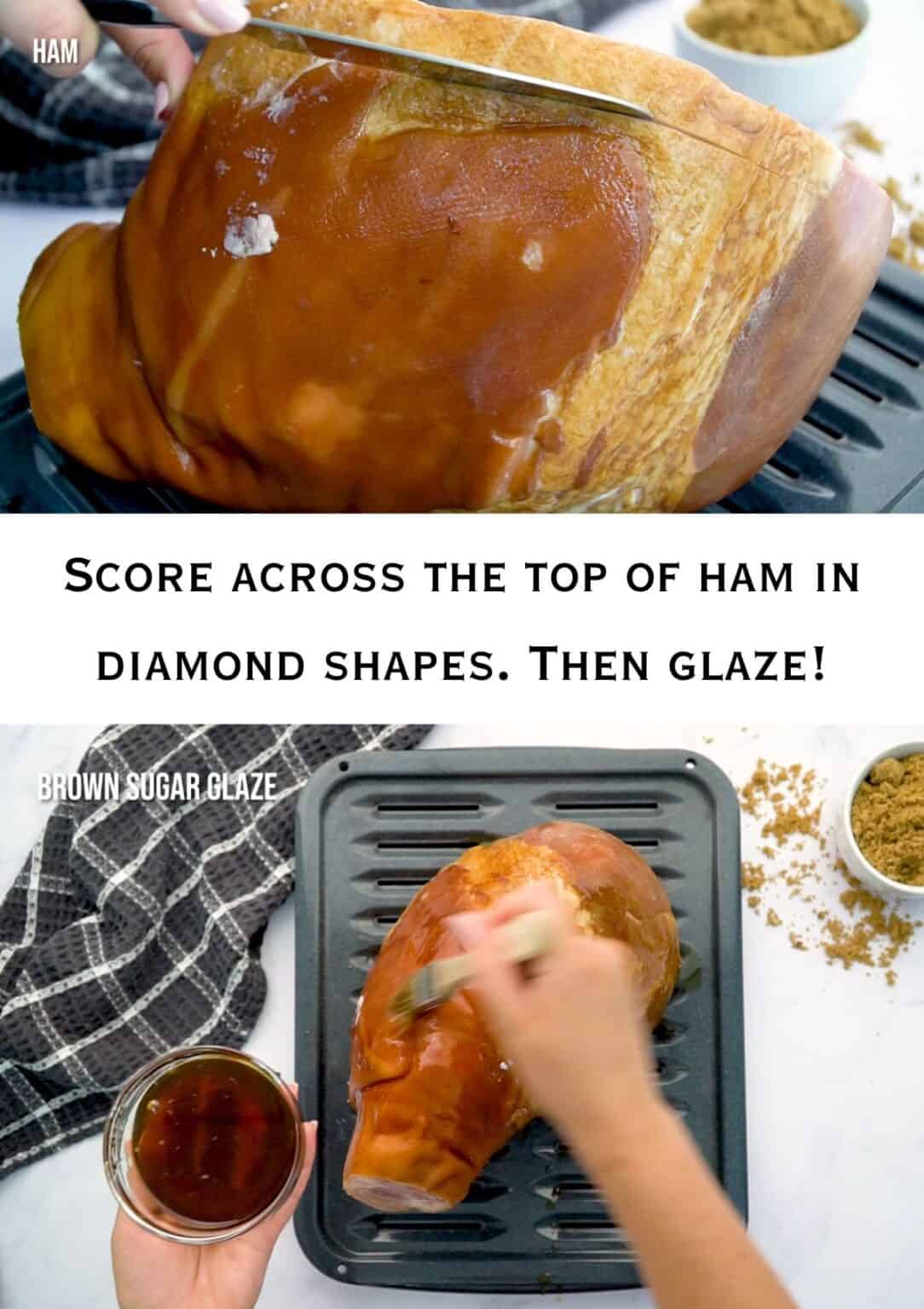 Pineapple Glazed Ham Recipe, Crispy on the Outside & Video