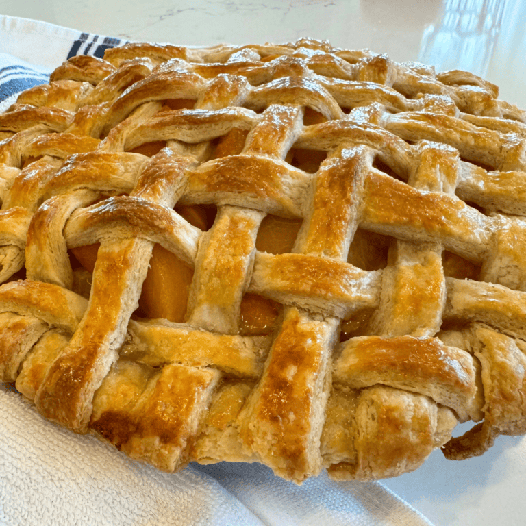 Perfect Peach Pie Recipe - The Best Homemade Filling & Crust
