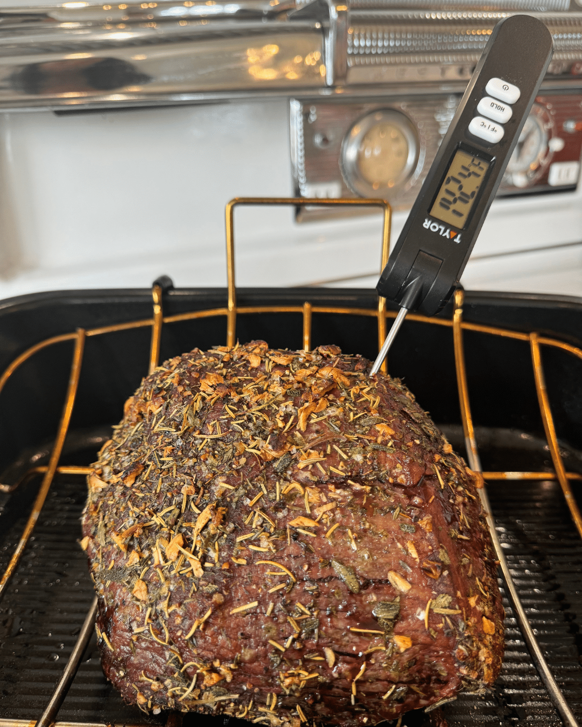Oven Seared Top Round Roast Recipe
