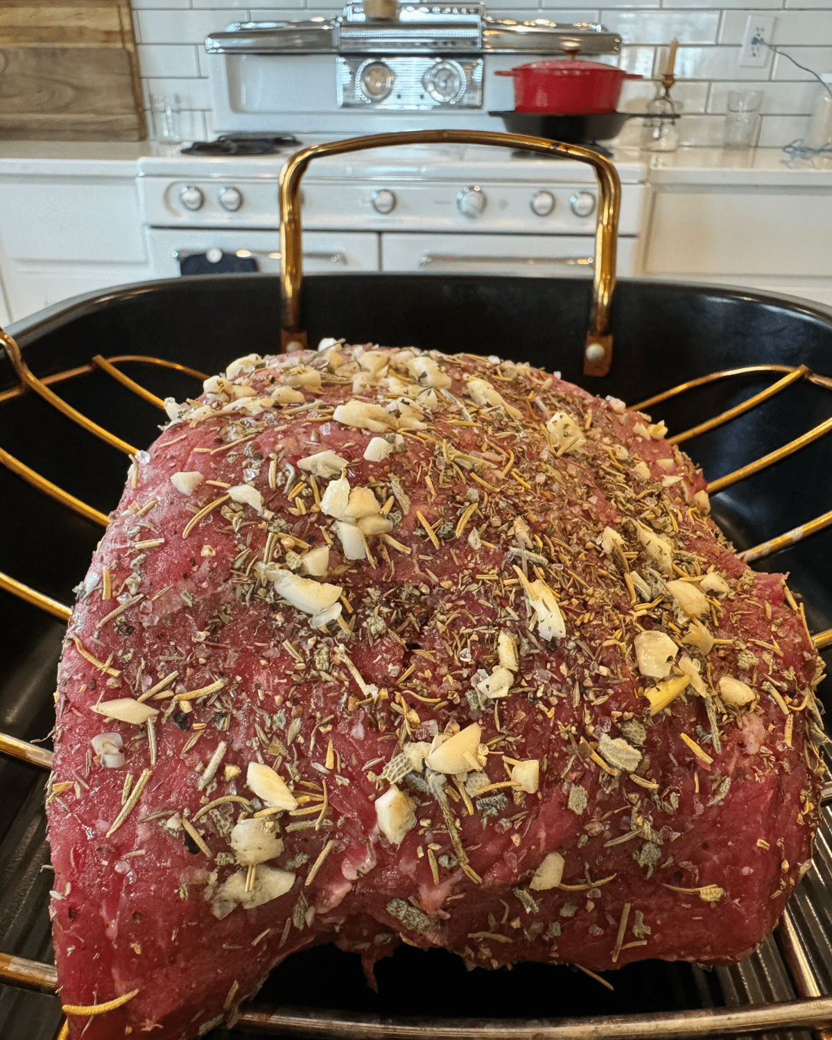 Oven Seared Top Round Roast Recipe