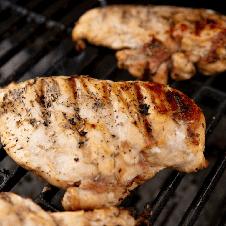 Lemon & Herb Grilled Chicken Recipe - Grilling Chicken at 350 °F