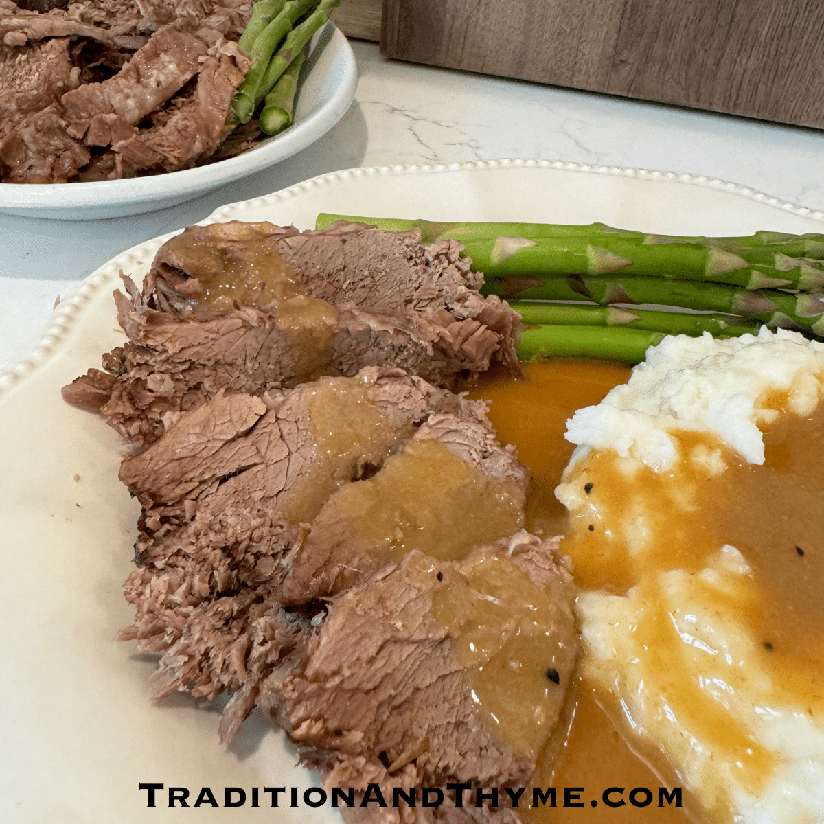 Easy English Roast Beef Recipe - Tender Slow Cooker