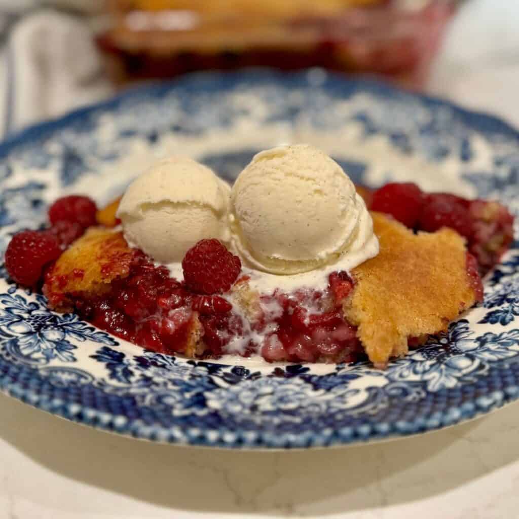 The Best Raspberry Cobbler Recipe