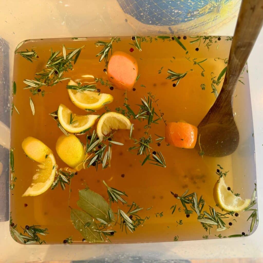 Easy Turkey Brine Recipe, For Moist Roast Turkey