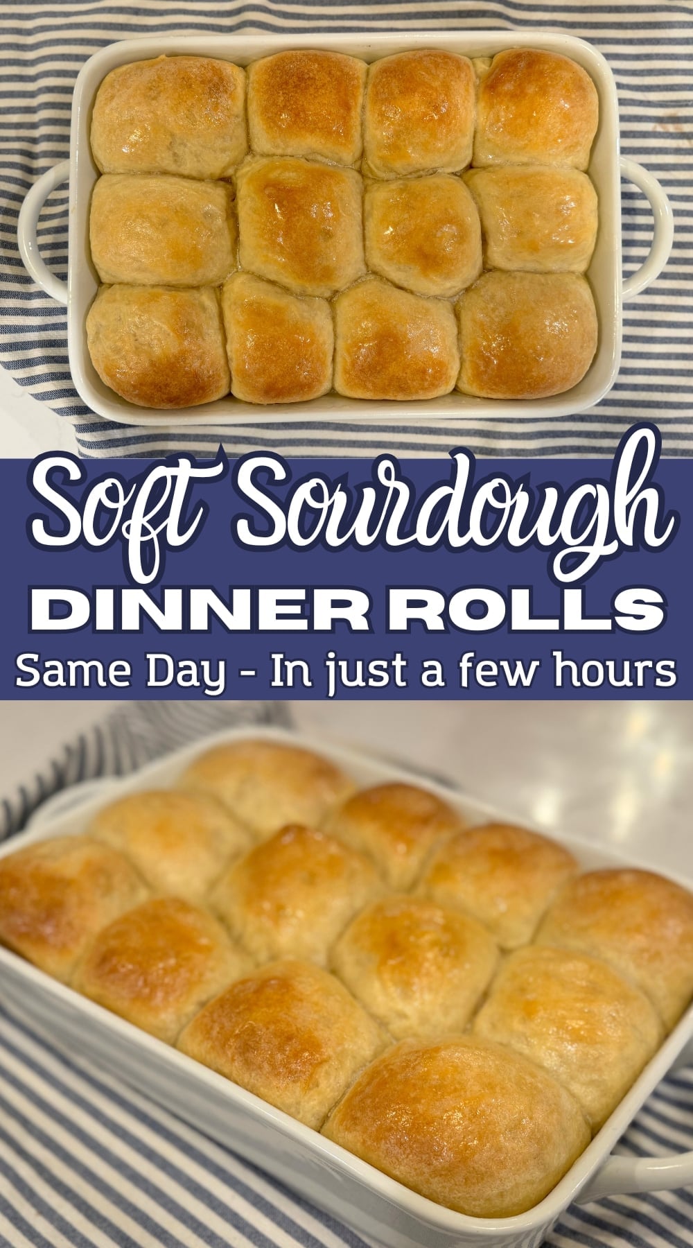 Soft Sourdough Rolls with Butter & Egg (and Video)