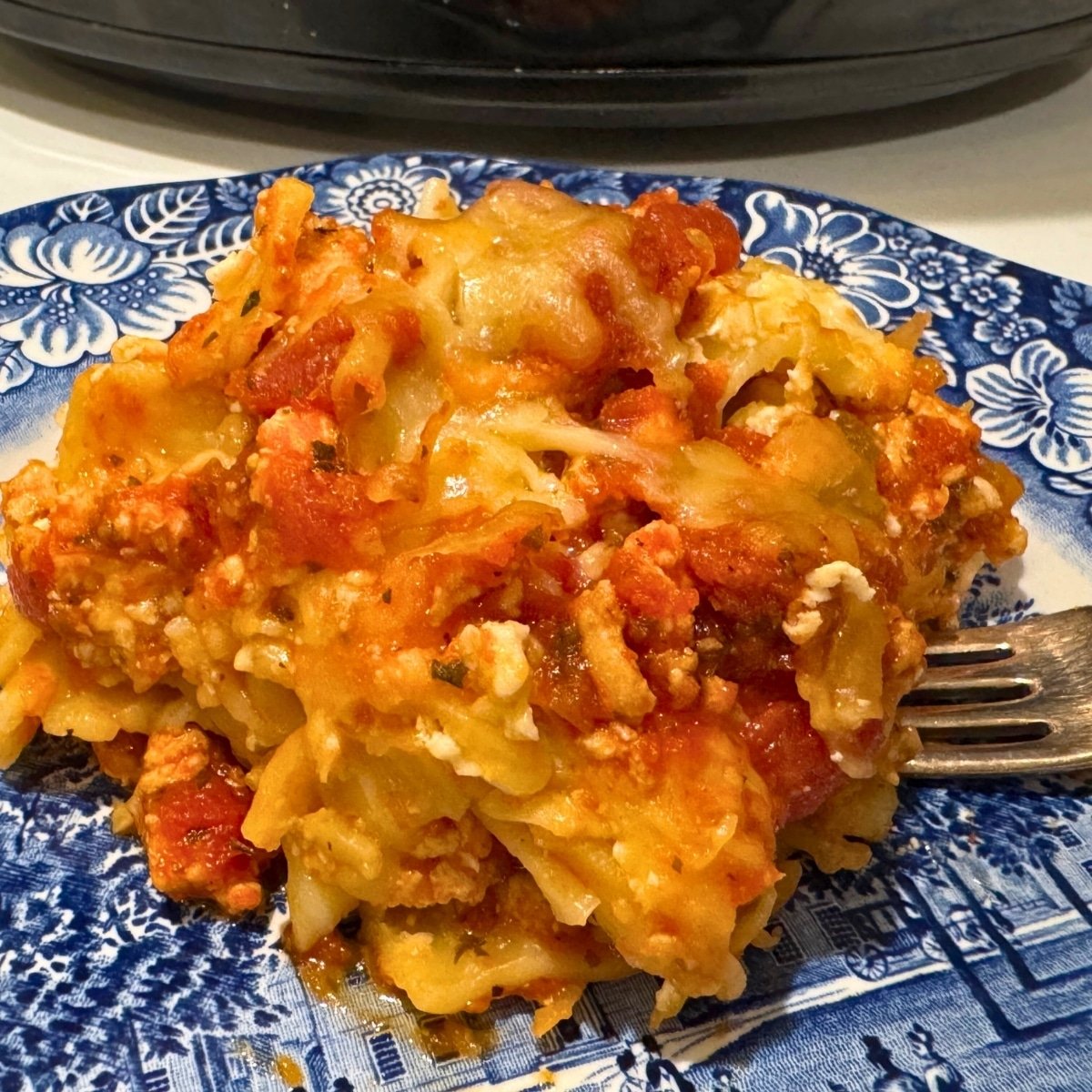 Easy Crockpot Lasagna